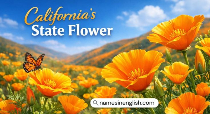 State Flower of California: Iconic California Poppy - Names in English