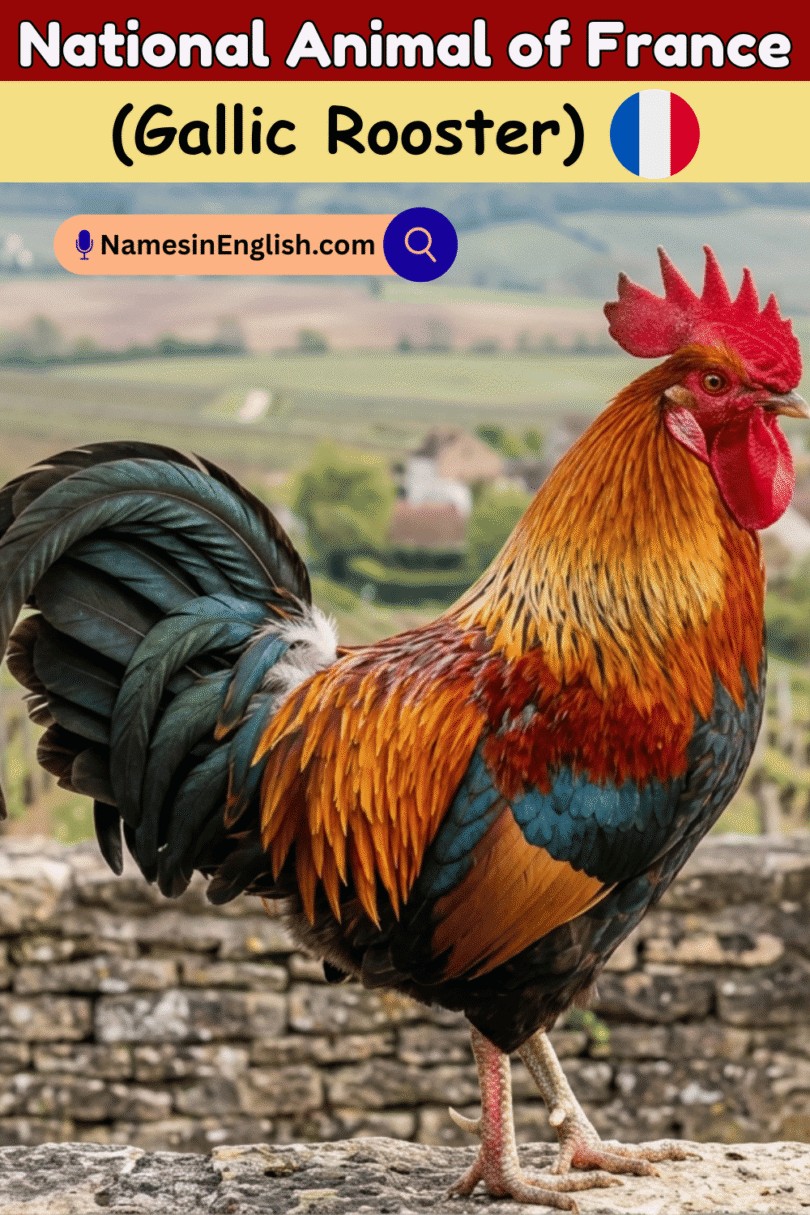 National Animal of France with Name and Picture - Names in English